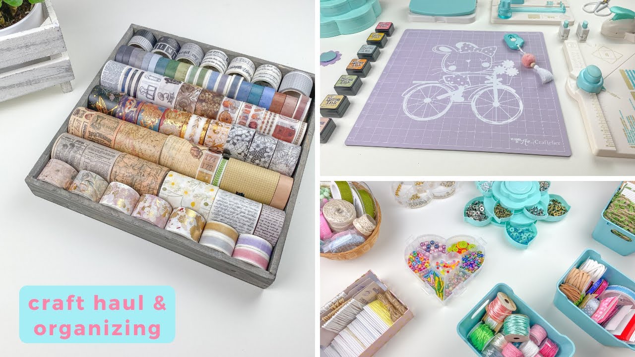 Epic Craft Supplies Haul & Room Organization
