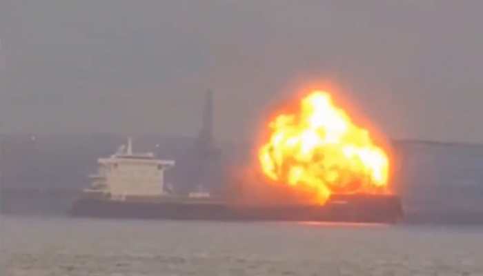 Watch: Baltimore Cargo Ship Explosion Caught On Camera; Refreshes ...