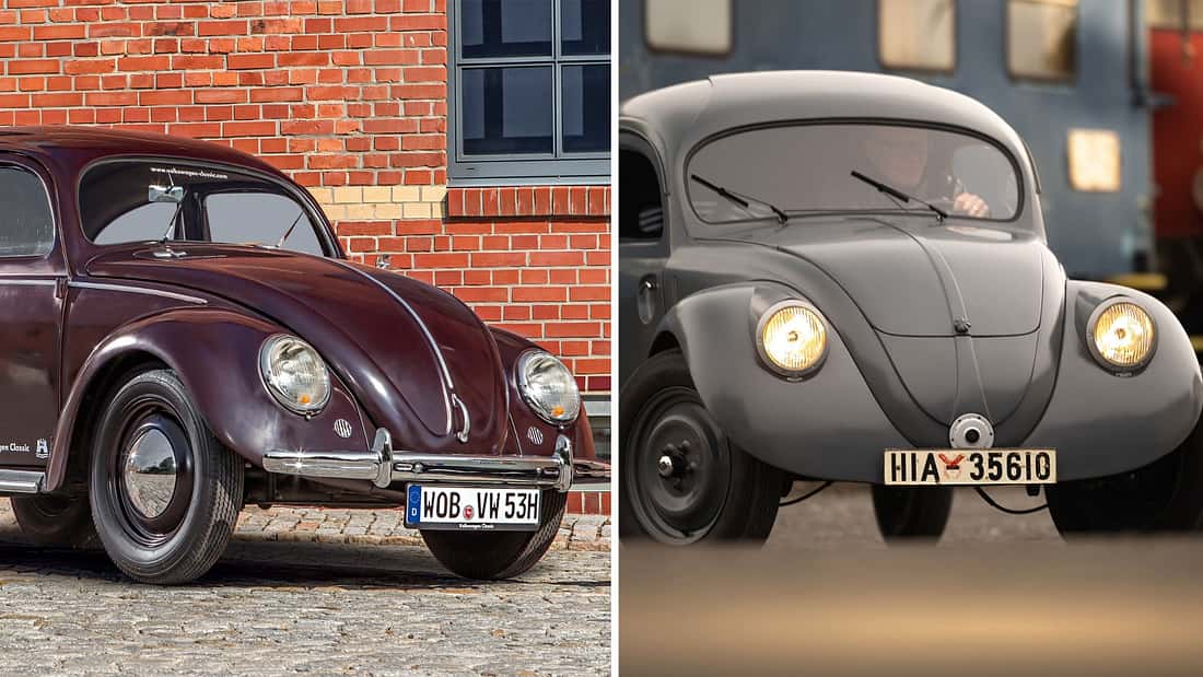VW Prototyp W30 vs. Serien-Käfer: So viel Prototyp steckt im Serien-Käfer
