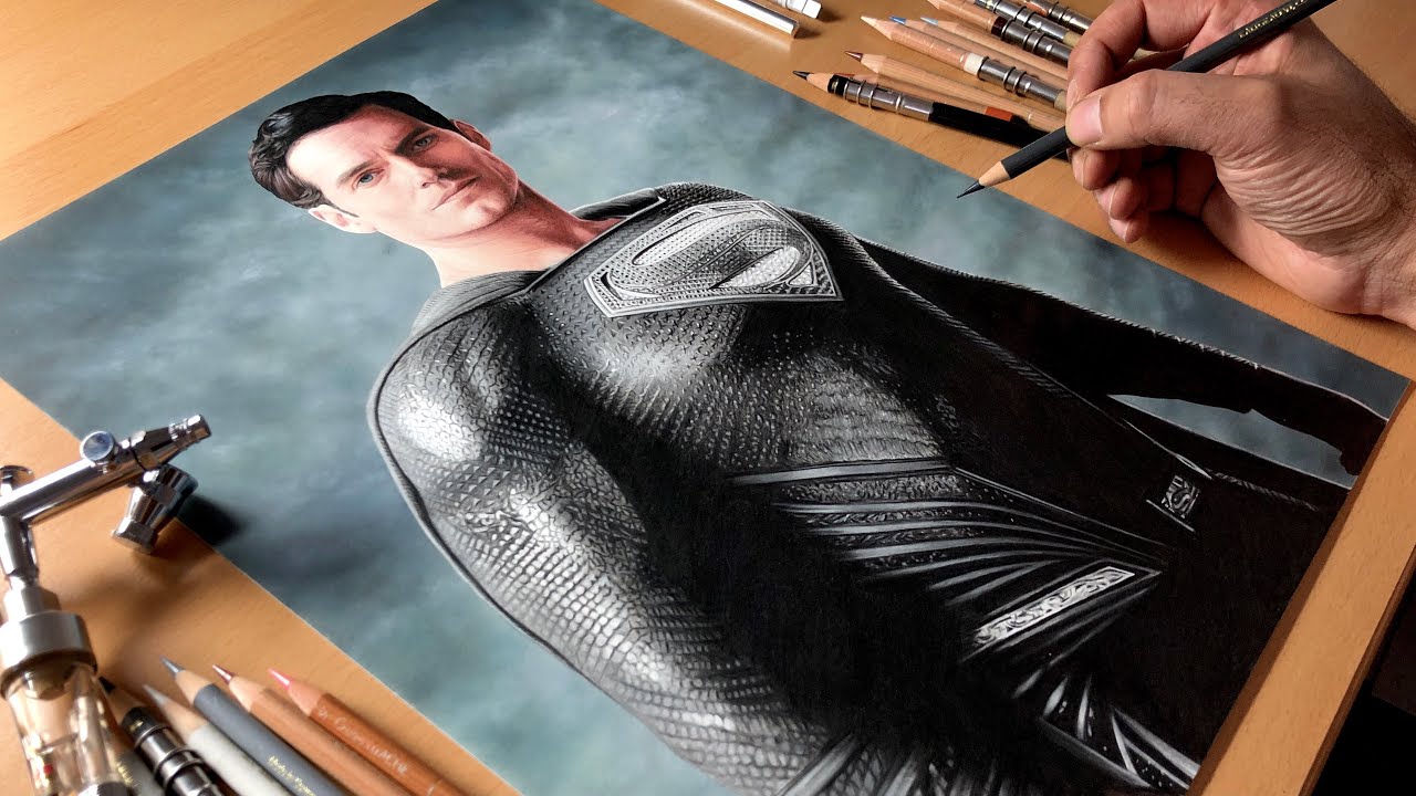 Drawing Superman – Henry Cavill (Zack Snyder's Justice League) – Time ...