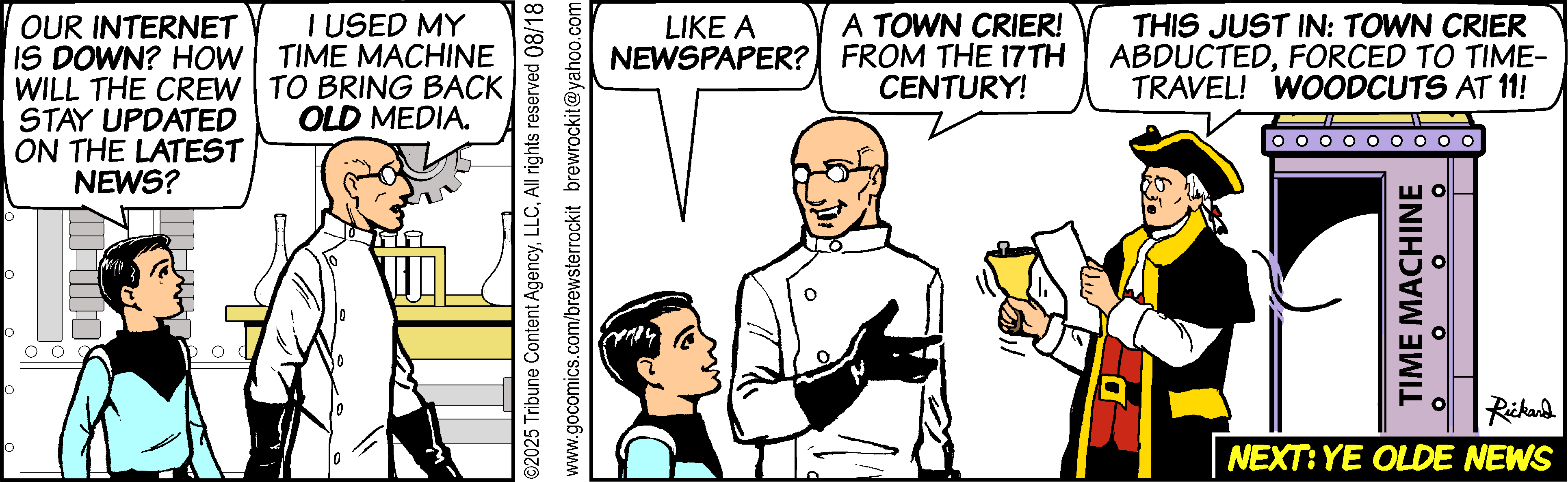 Brewster Rockit by Tim Rickard