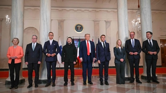 Zelensky-Trump meeting LIVE: European shares rise amid potential peace deal