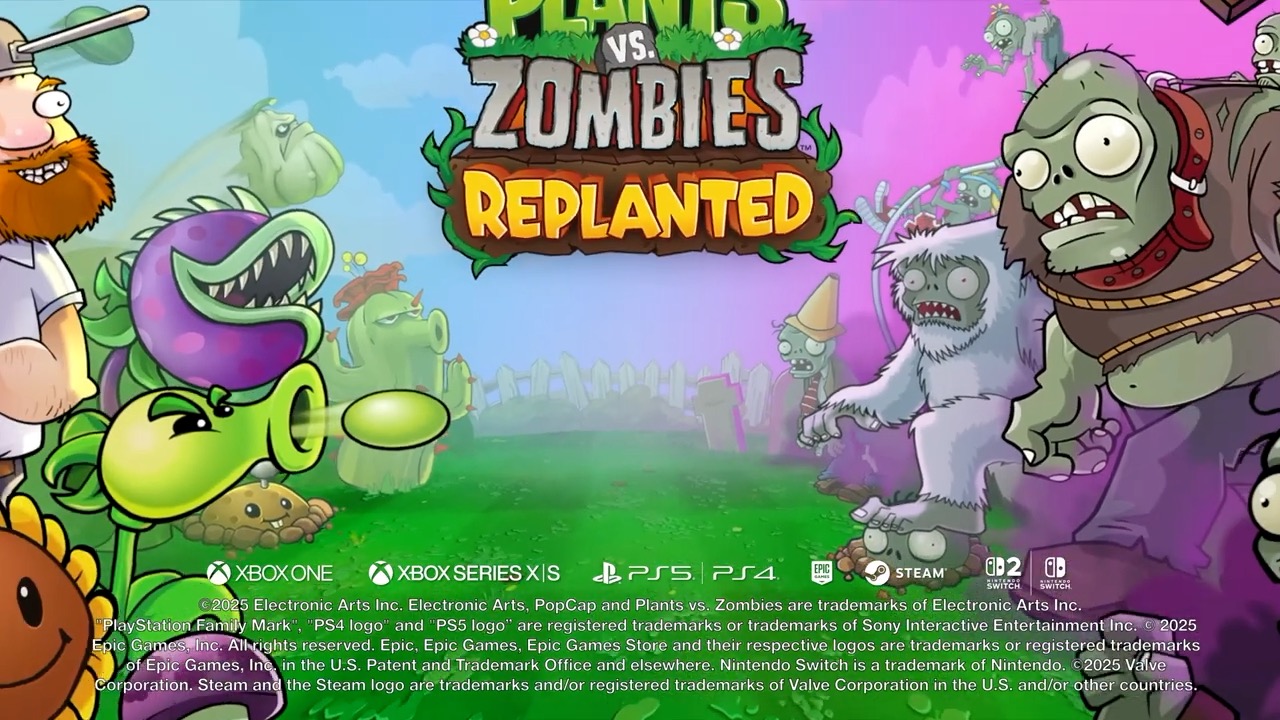 Plants vs. Zombies Replanted Official Announce Trailer