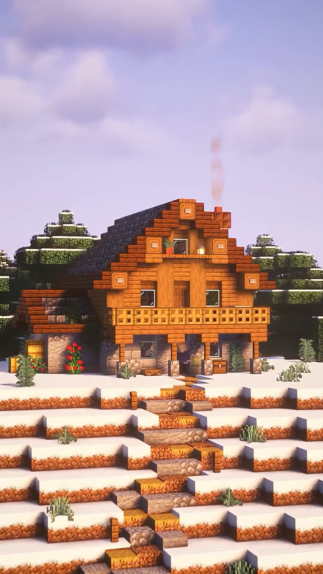 Cozy Cabin Build in Minecraft