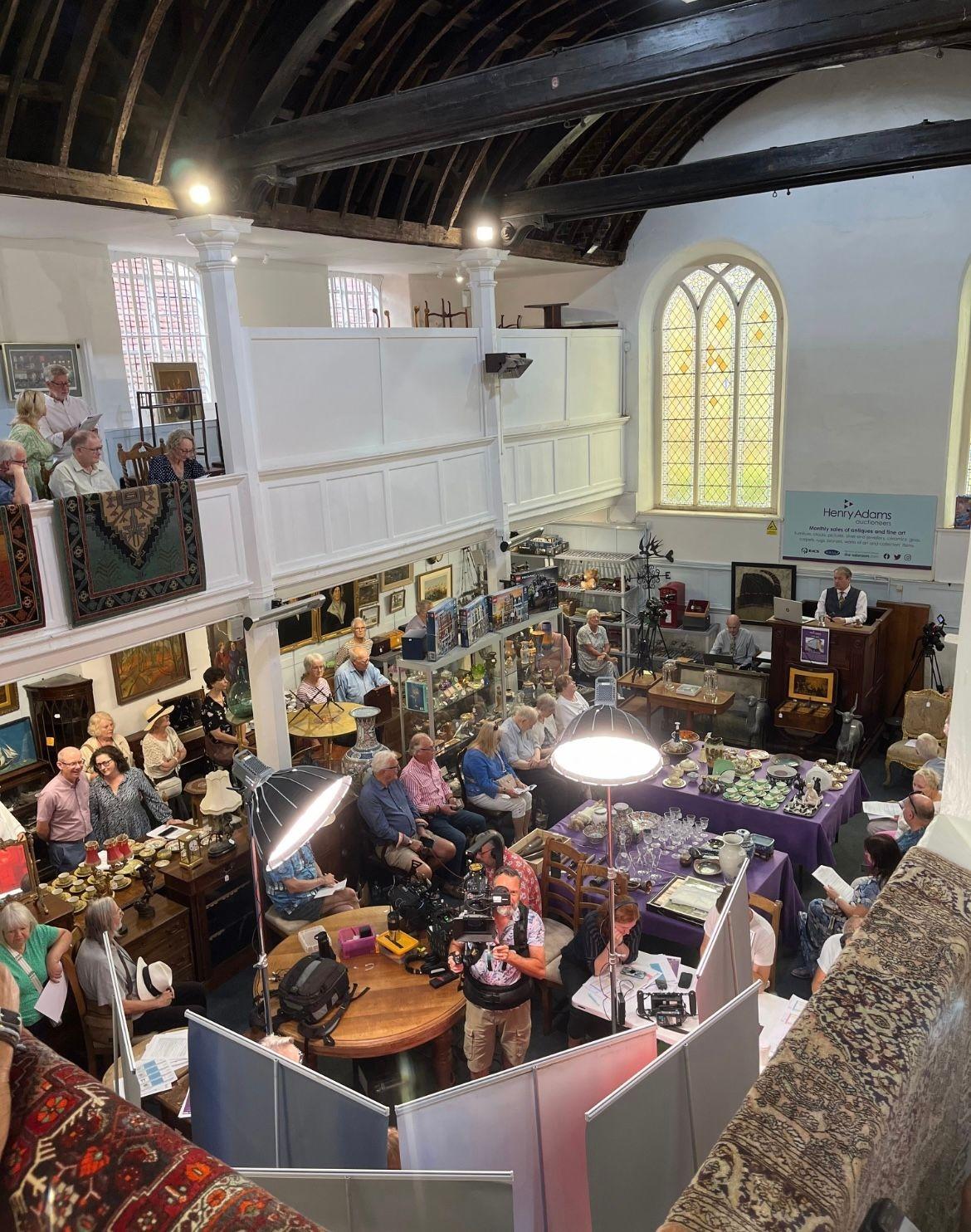 Bargain Hunt brings the hammer down at Henry Adams in Chichester