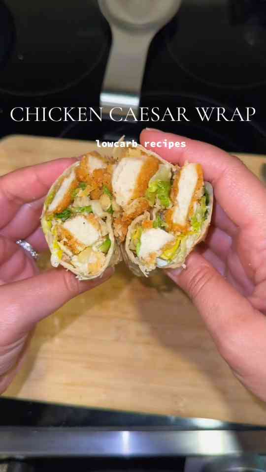 Easy Chicken Caesar Wrap Recipe | Perfect Salad Wrap Hack