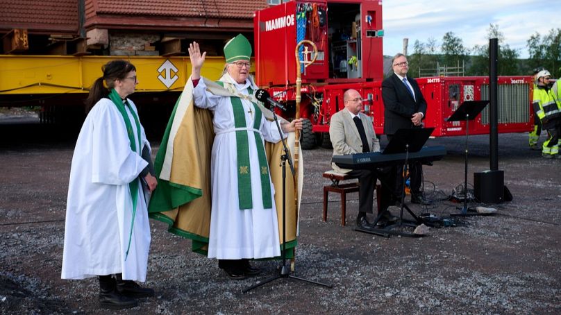 Historic Swedish church transported on trailers to avoid being ...