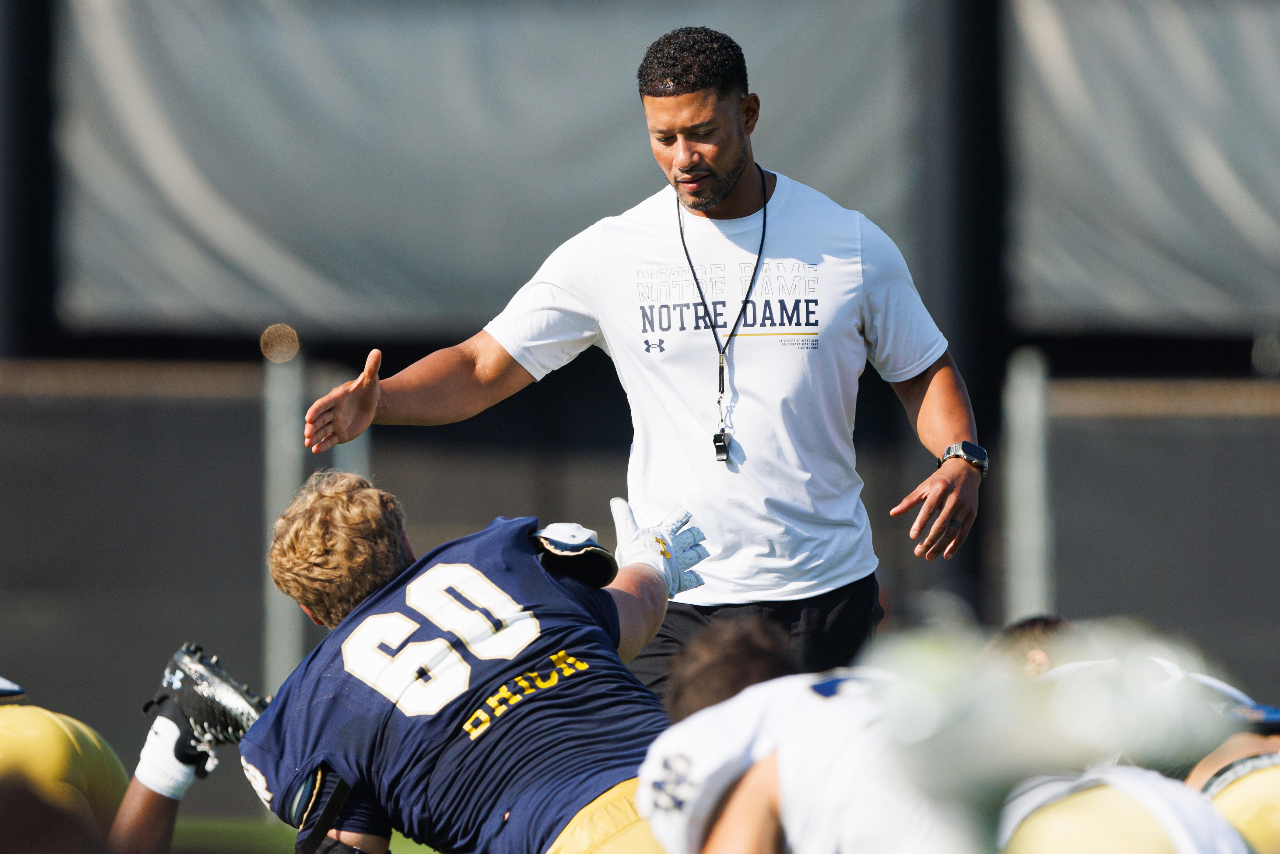 A Notre Dame assistant was named to 247Sports 30under30, a national top ...