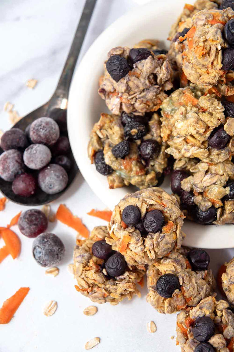 Blueberry Carrot Dog Treats