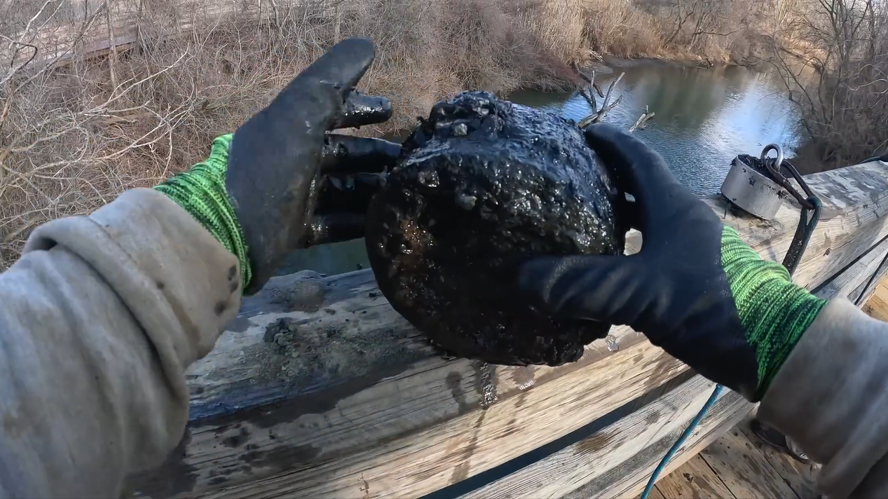 We Found US Military Explosives Magnet Fishing