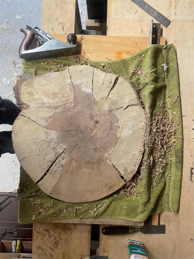 A Scottish castle's ancient storm-felled tree returns home as an ...