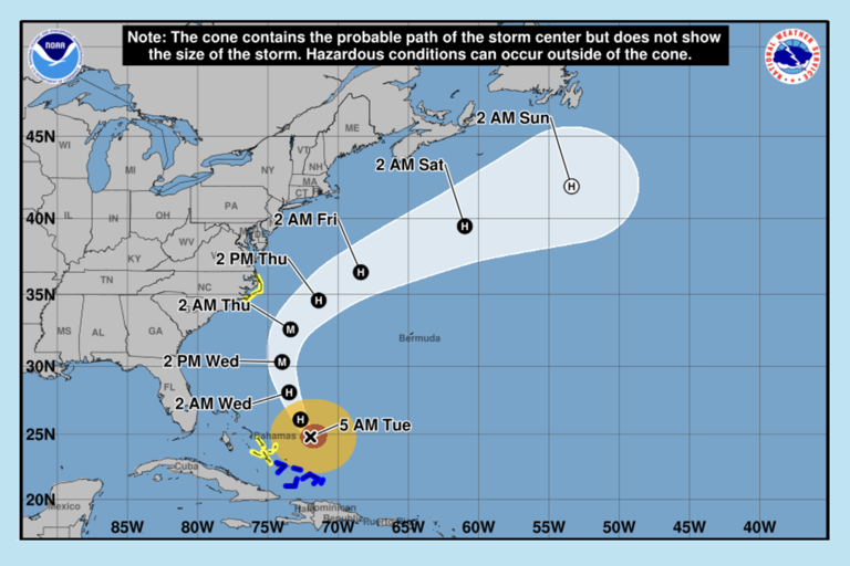 Hurricane Erin tracker: Tropical storm watch issued for N.C. as ...