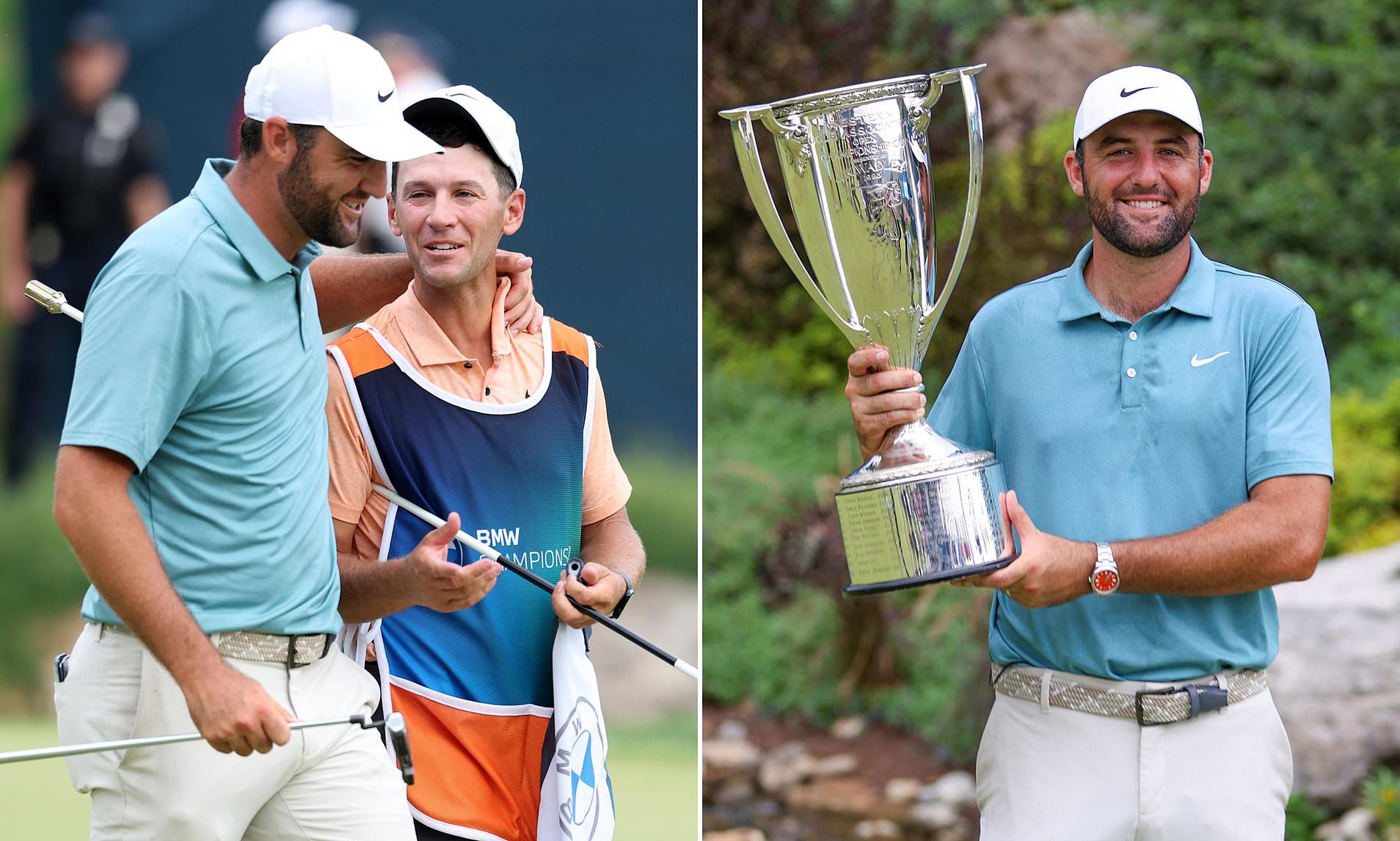 Man Scottie Scheffler drafted in to caddie earns eyewatering sum of ...