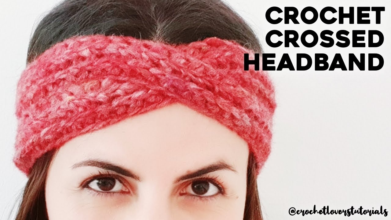 How to crochet a headband or snood brioche stitch knit imitation