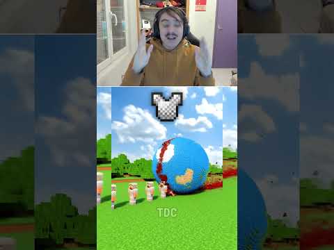 Steve Survit-il à la TERRE ? #minecraft #shorts #holidayswithyoutube