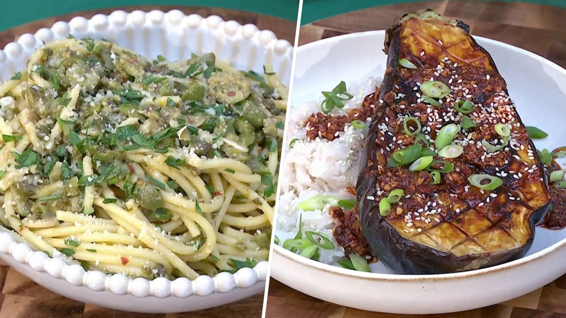 Try These Recipes for Pantry Pasta and Sticky Eggplant Rice