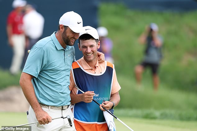Man Scottie Scheffler drafted in to caddie earns eyewatering sum of ...