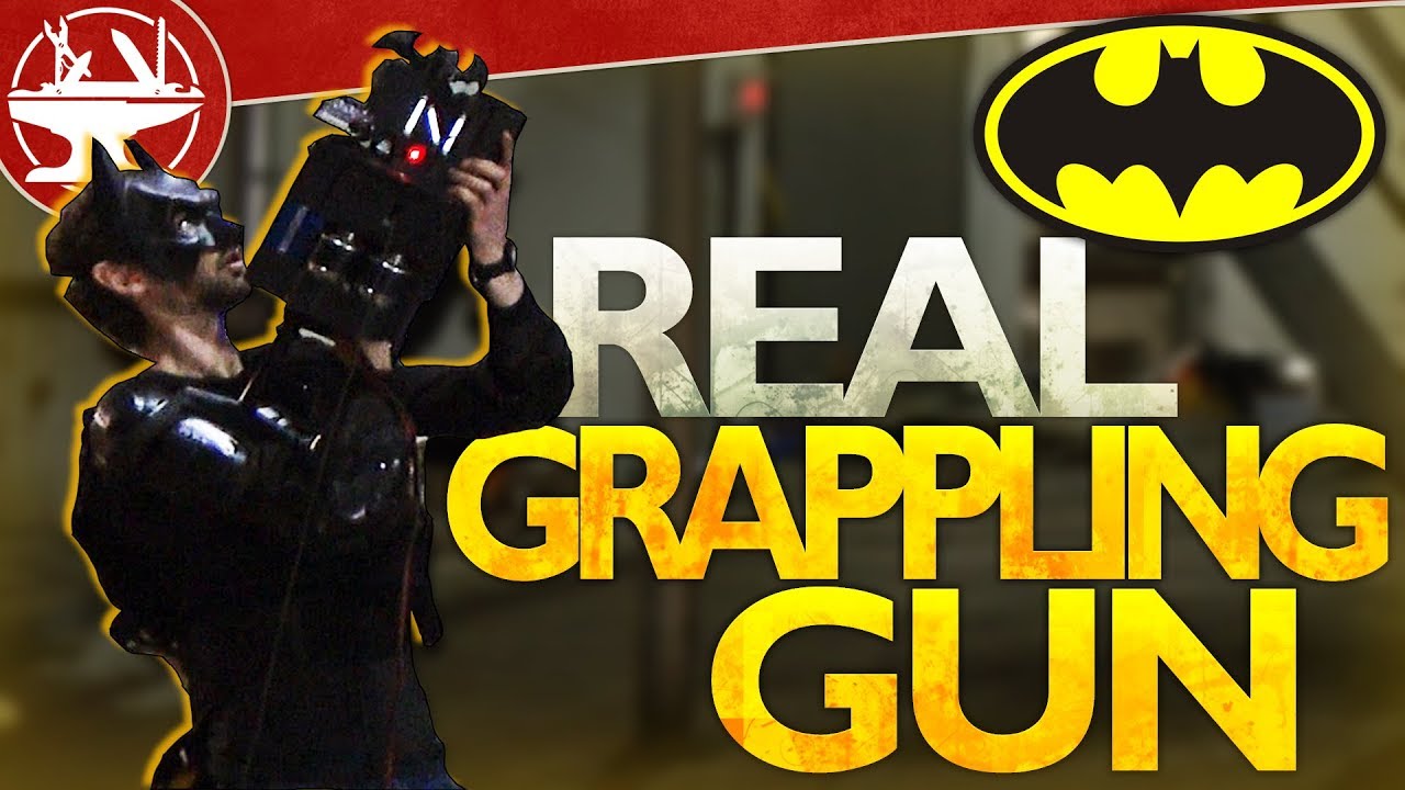 Final Test of the Real Batman Grappling Hook Gun