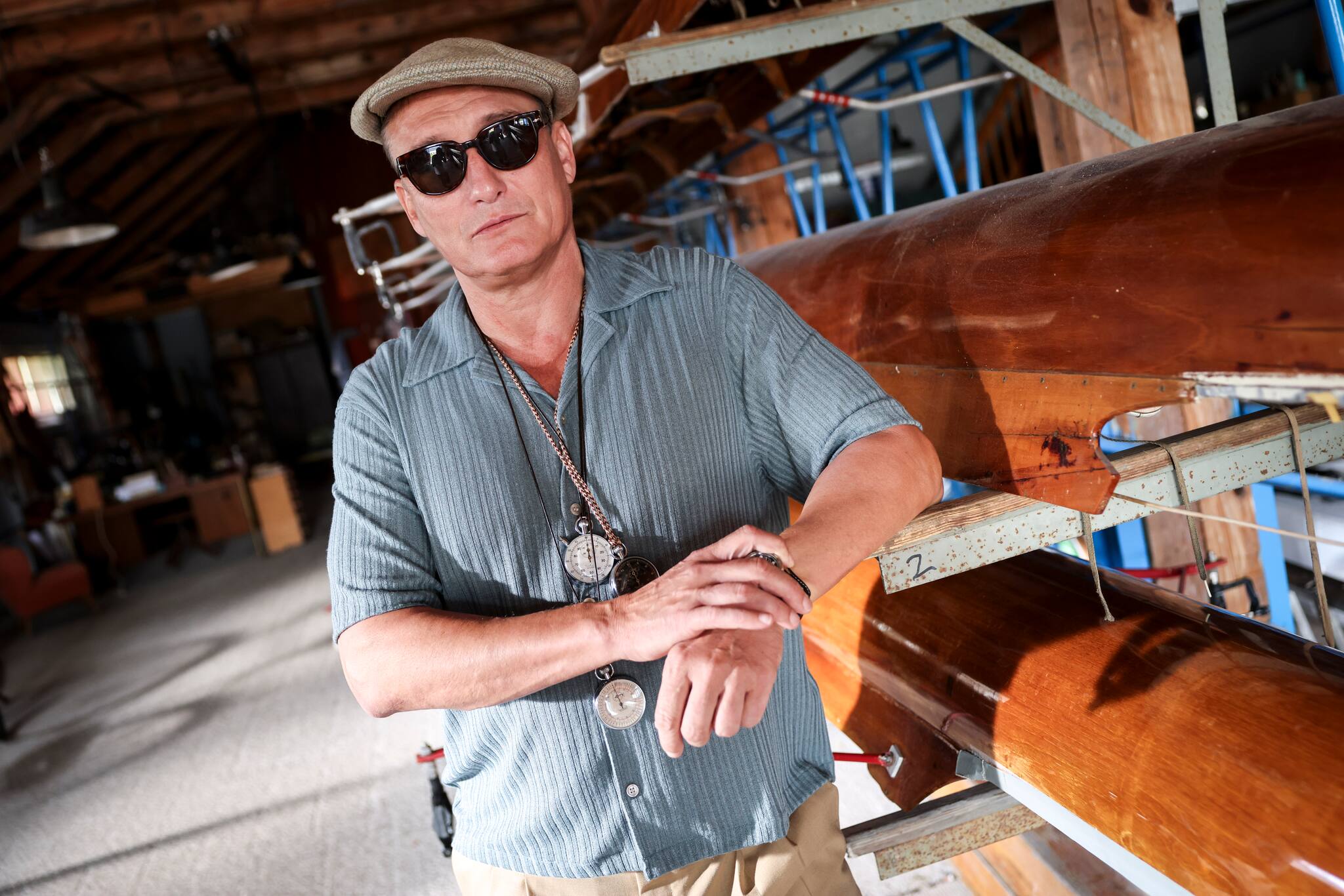 Kinofilm-Dreh am Küchensee in Ratzeburg: Oliver Masucci spielt in ...