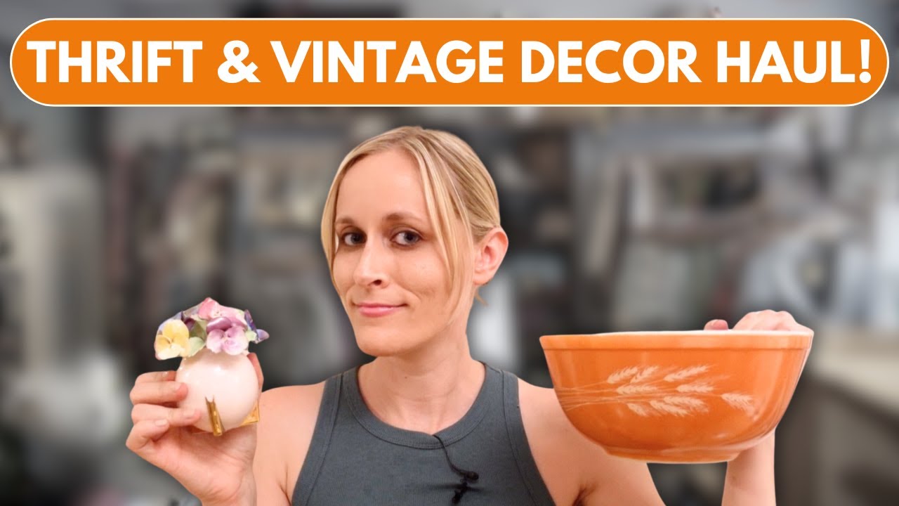 Vintage and thrifted home decor finds you can replicate