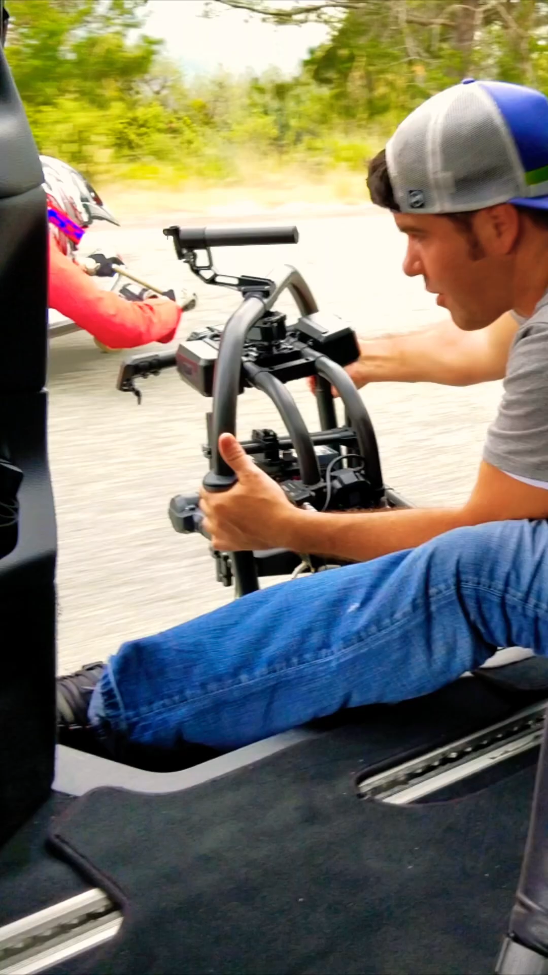 Getting the Shot Hanging Out of a Van