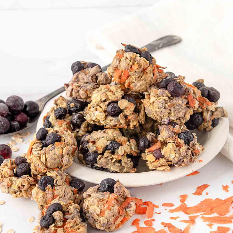 Blueberry Carrot Dog Treats