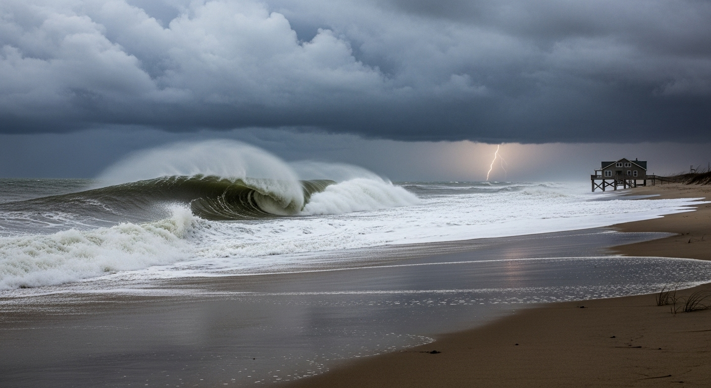 Attention, l’ouragan erin s’approche : un danger invisible menace nos côtes