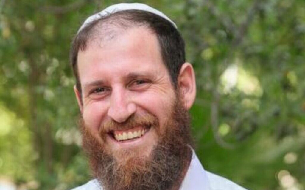 Cpt. Avi Goldberg, 43: Rabbi, educator, bridge builder and father of 8