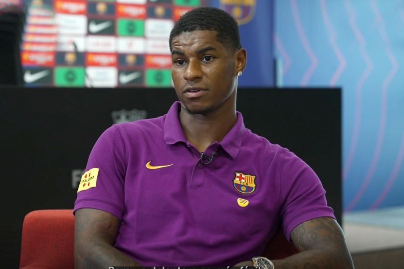 Marcus Rashford has been given one-word nickname by Barcelona stars ...