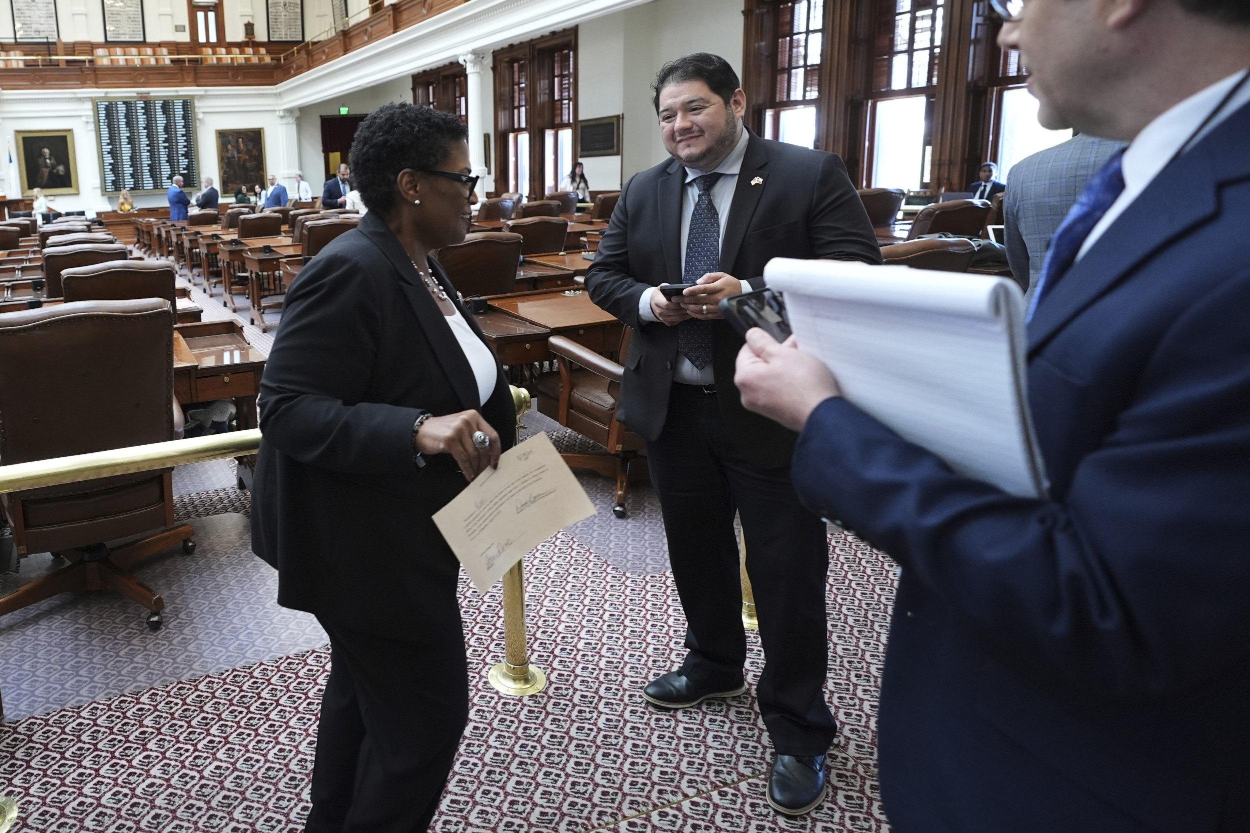 Texas Democrat refuses to leave Capitol overnight in redistricting standoff