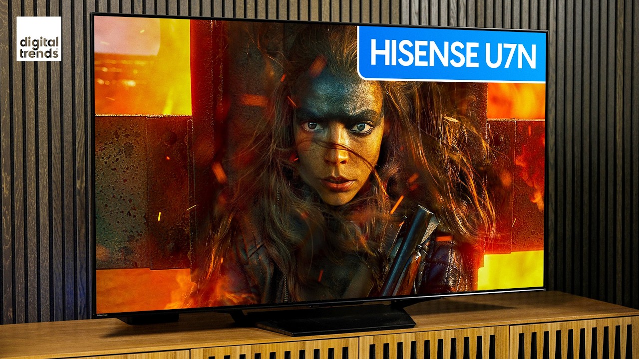 Watch an honest review of affordable Hisense U7N smart televisions