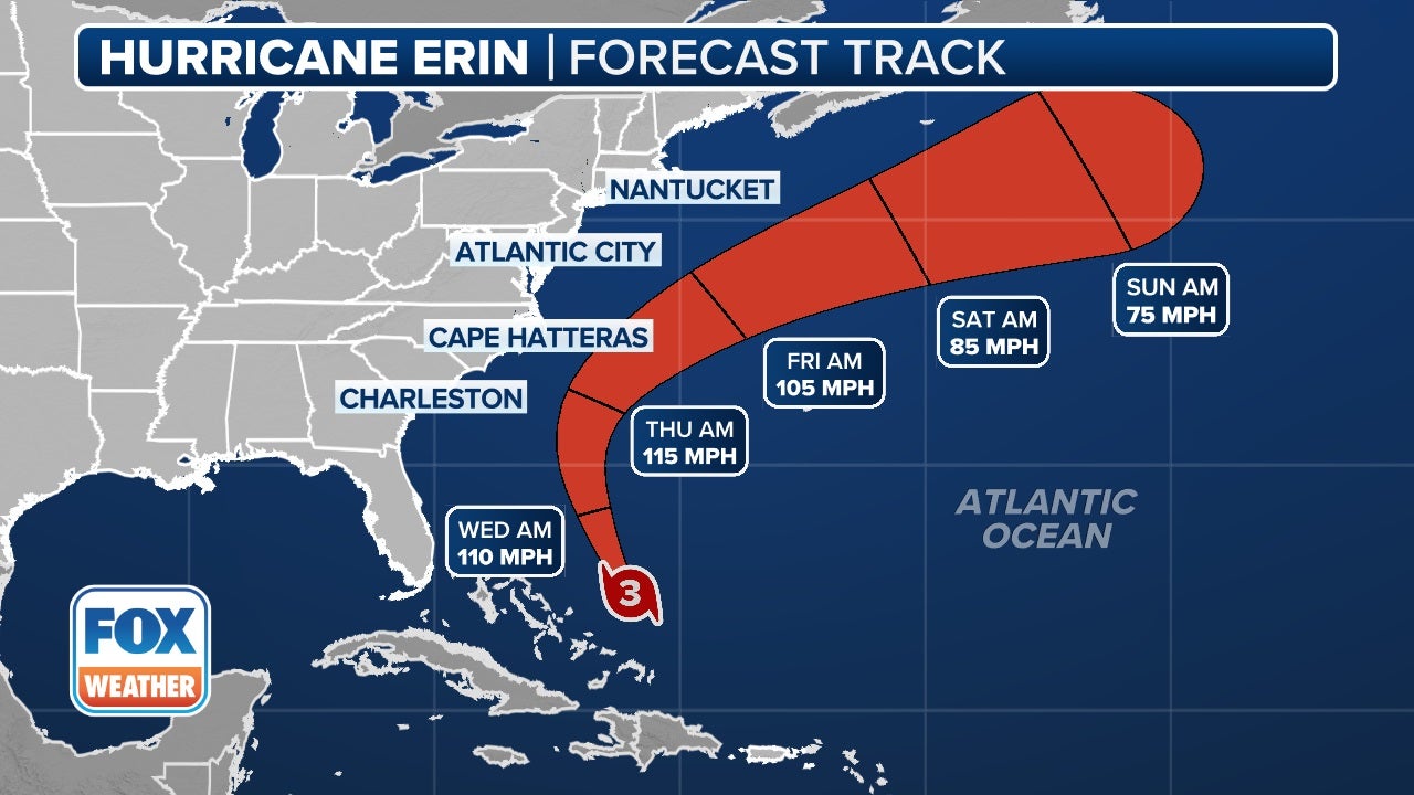 Hurricane Erin tracker: When and how storm will impact New Jersey ...