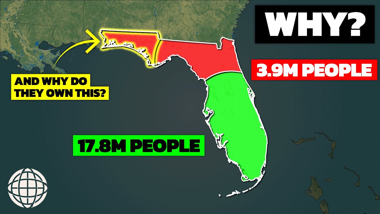 Why so few people live in northern Florida: The untold truth