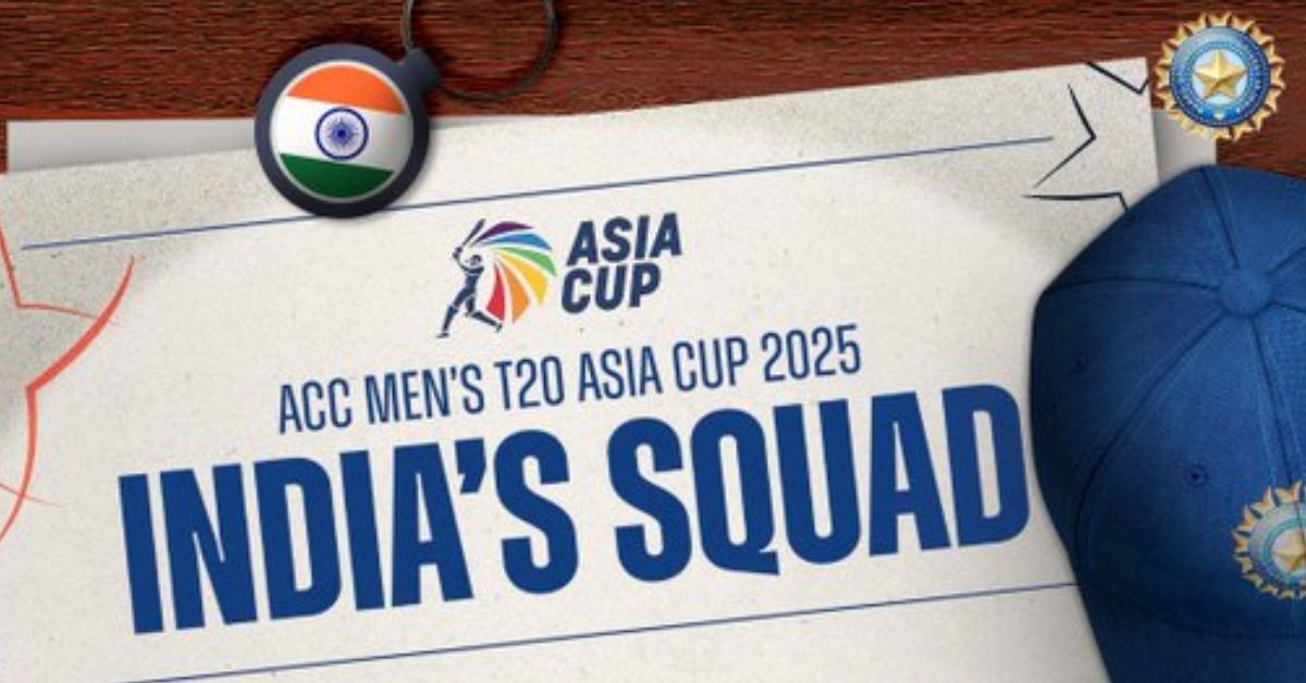 India Squad for Asia Cup 2025: Check Full List of Players Here!