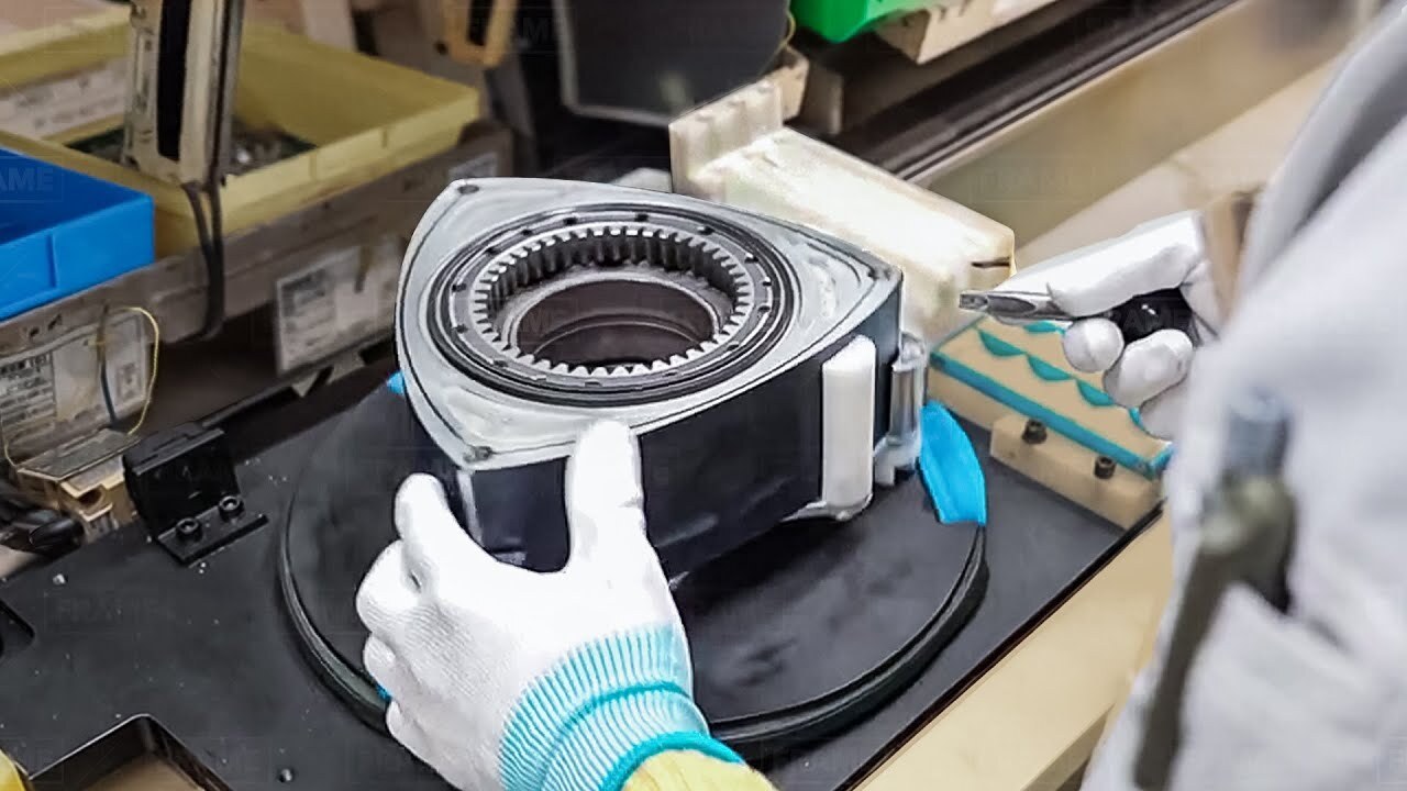 Exploring the production and assembly process of Mazda rotary engines ...