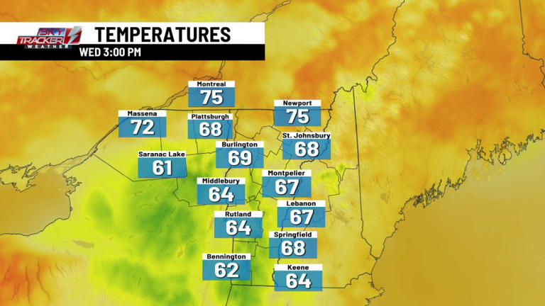 Dreary, chilly, wet Wednesday after a cloudy Tuesday