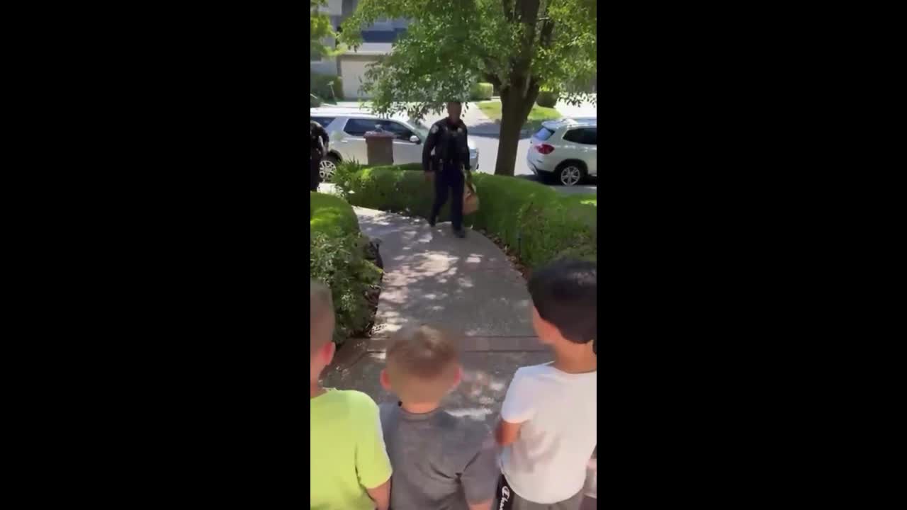 Danville Police Officers Deliver Birthday Lunch After Traffic Stop
