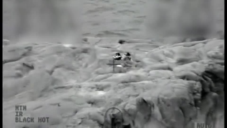 Video shows Coast Guard rescue 4 kids stranded on rock in Lake Superior