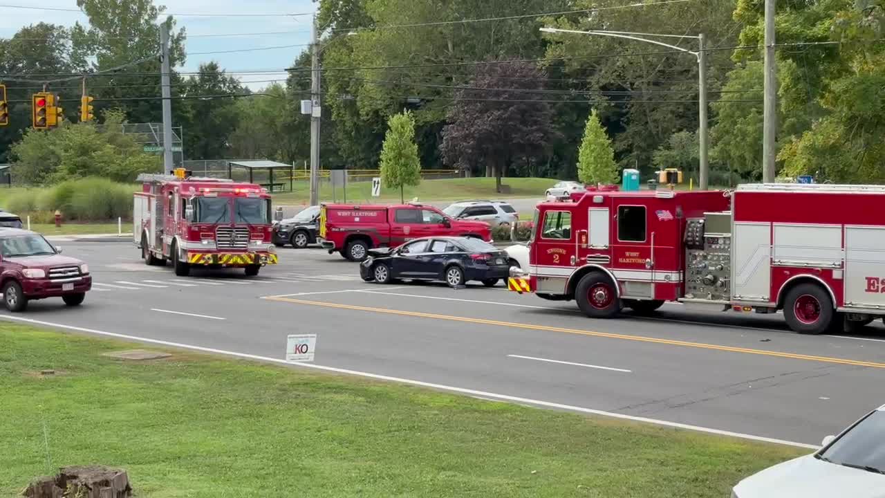 VIDEO: Minor injuries reported after car runs red light, crashes into ...