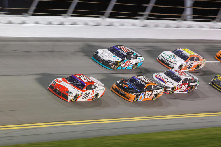 NASCAR Xfinity Series entry list for Daytona in August 2025