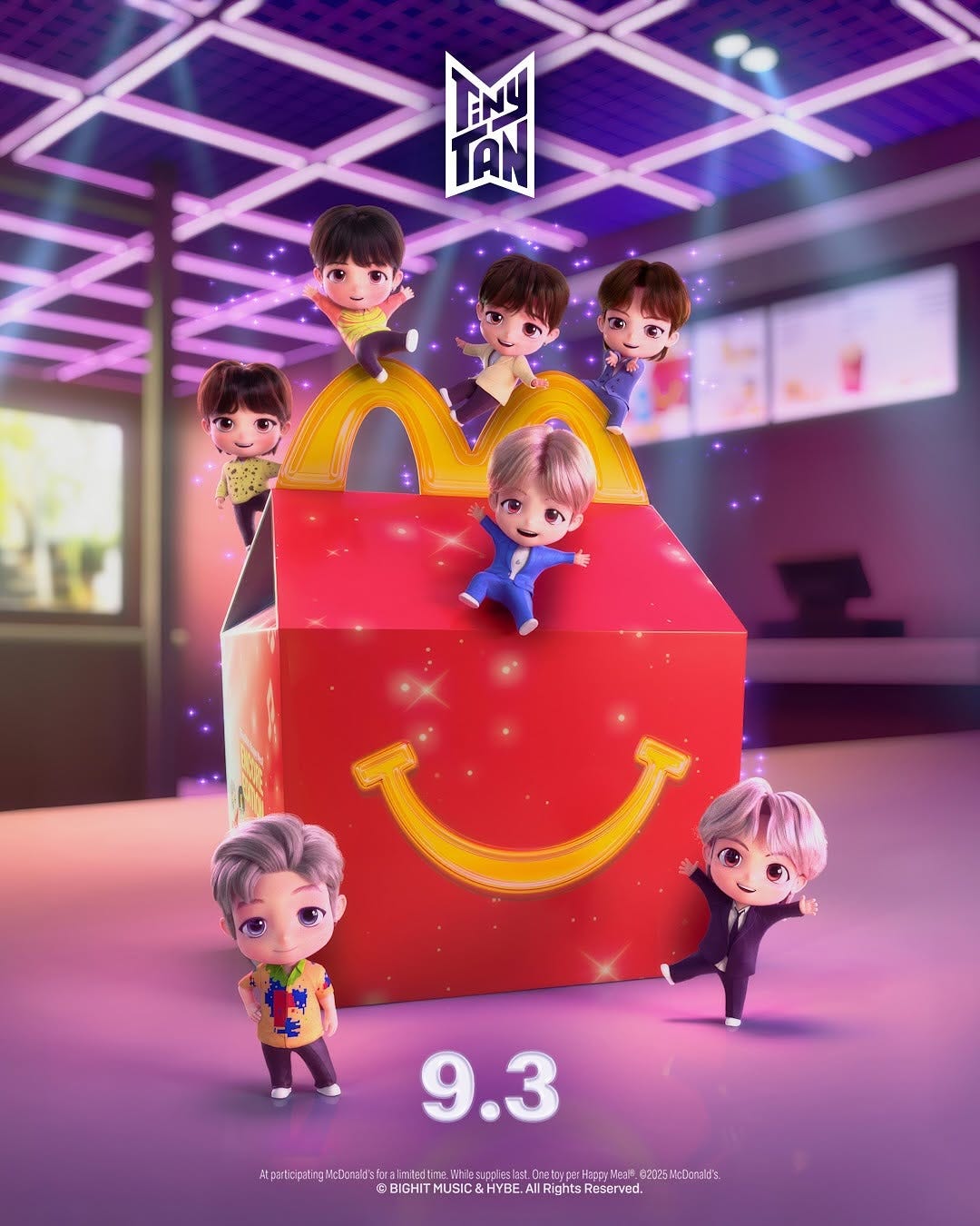 Calling all BTS fans! McDonald's launching TinyTAN Happy Meal. What to know about BTS meal