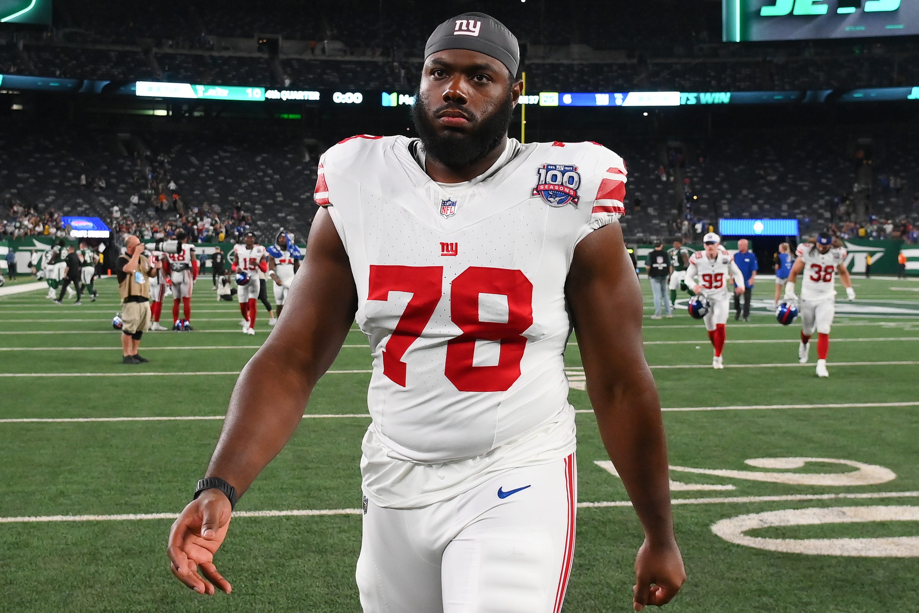 New York Giants' Andrew Thomas says he's perfected his recovery process