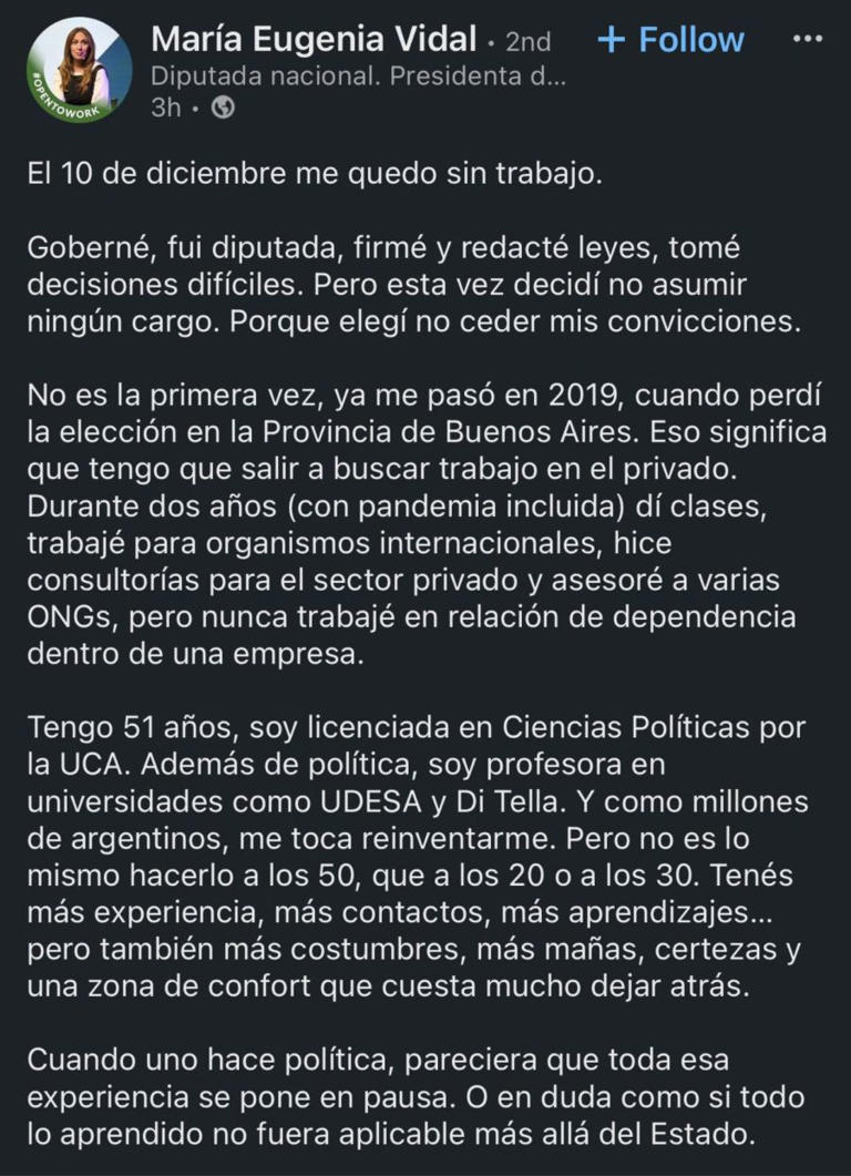 Como Samid, Guillermo Moreno también le ofreció trabajo a María Eugenia ...