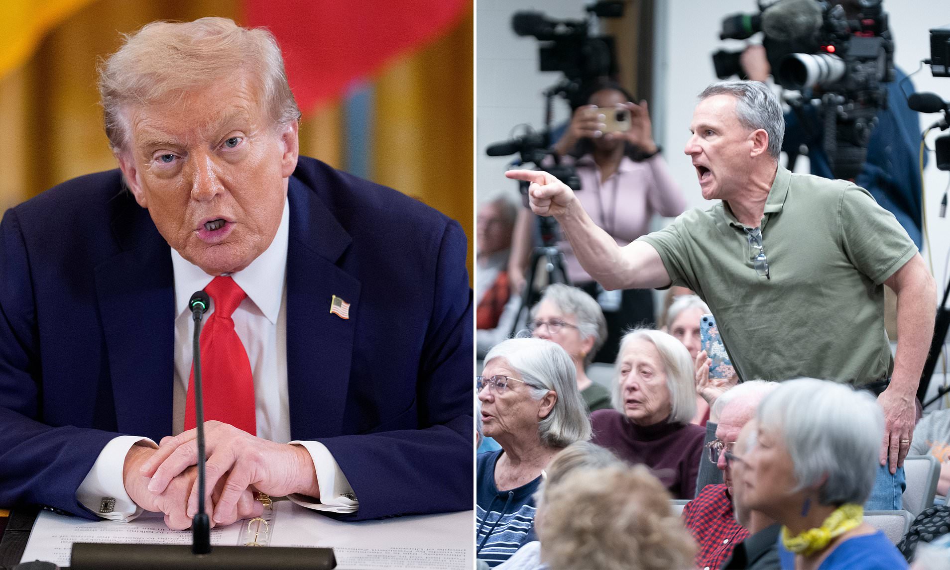 A key part of the Trump coalition begins to crumble as the president ...