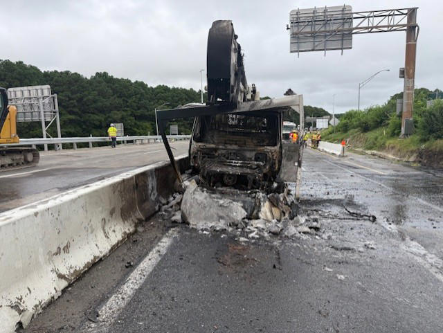 VSP: Vehicle fire causes delays near Granby St.; driver charged