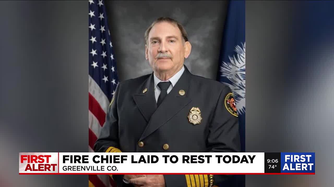Fire chief in Greenville County laid to rest