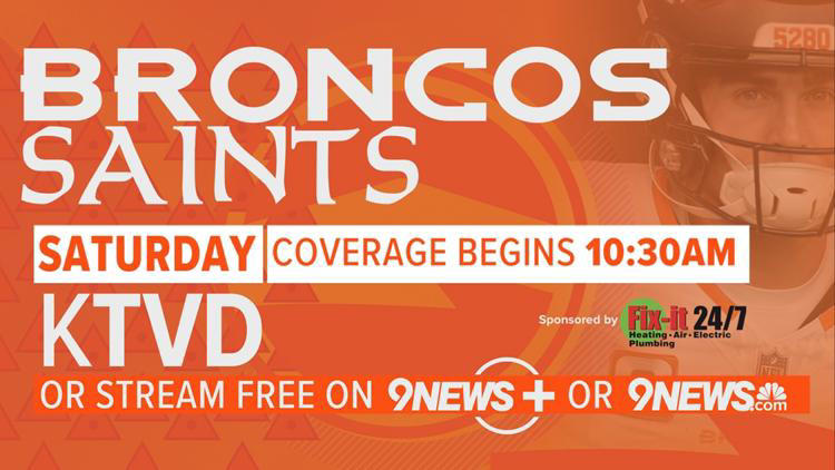 WATCH LIVE: Denver Broncos at New Orleans Saints