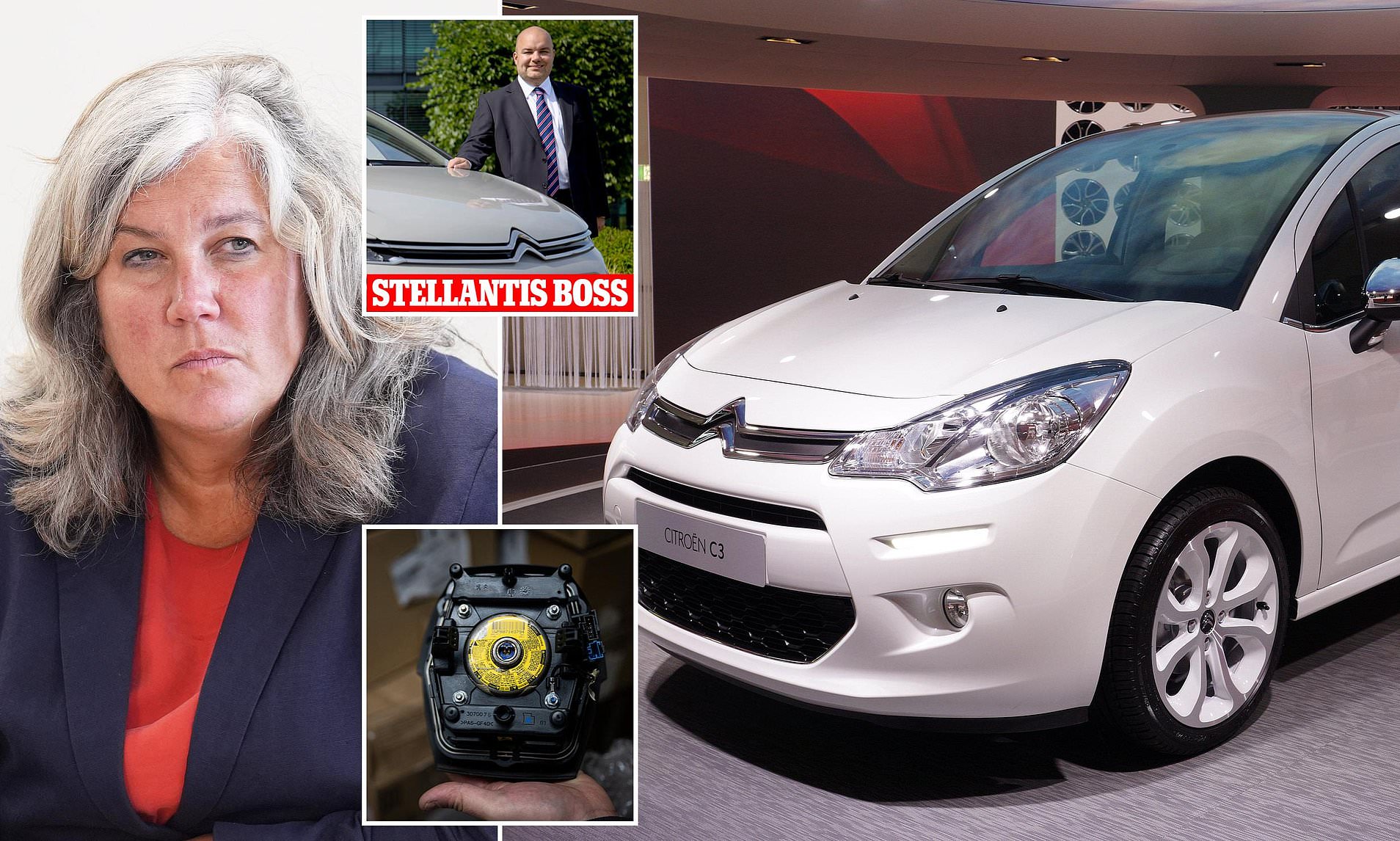 Ministers take aim at Citroen for handing of 'shambolic' airbag recall ...