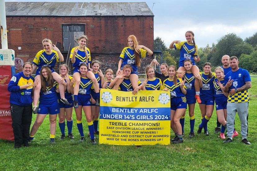 Rugby League: Bentley under-15s girls riding crest of a wave after back ...