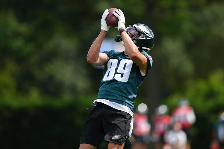 Eagles' WR Johnny Wilson was carted off from practice with a leg injury